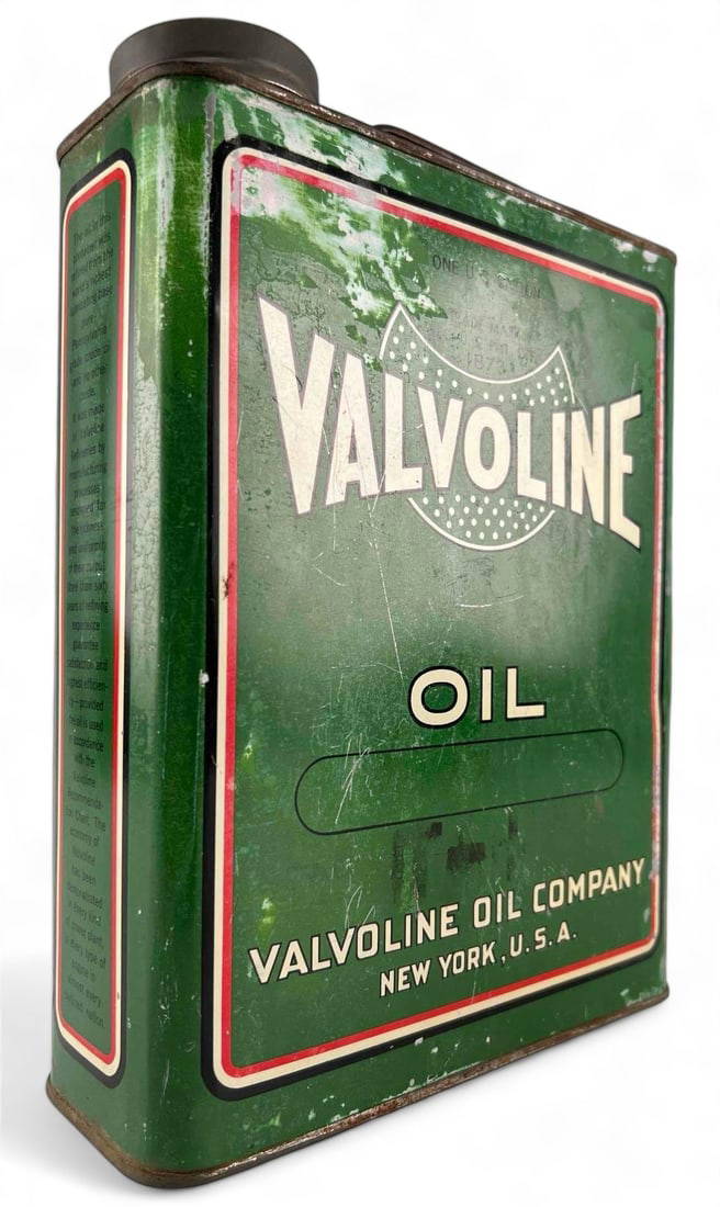 Early Valvoline One Gallon Oil Can Auction