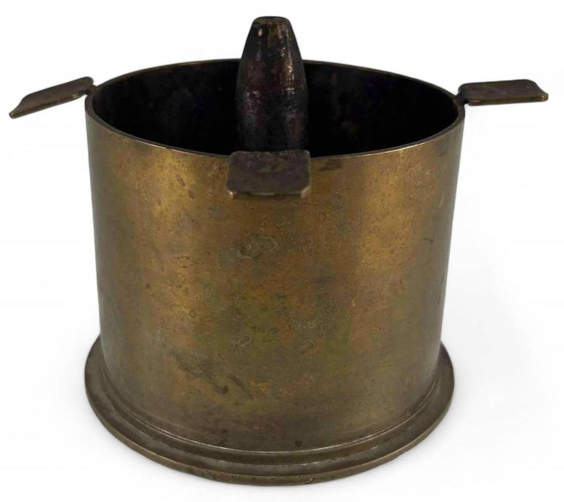 Wwii Trench Art Shell Casing Ash Tray Auction