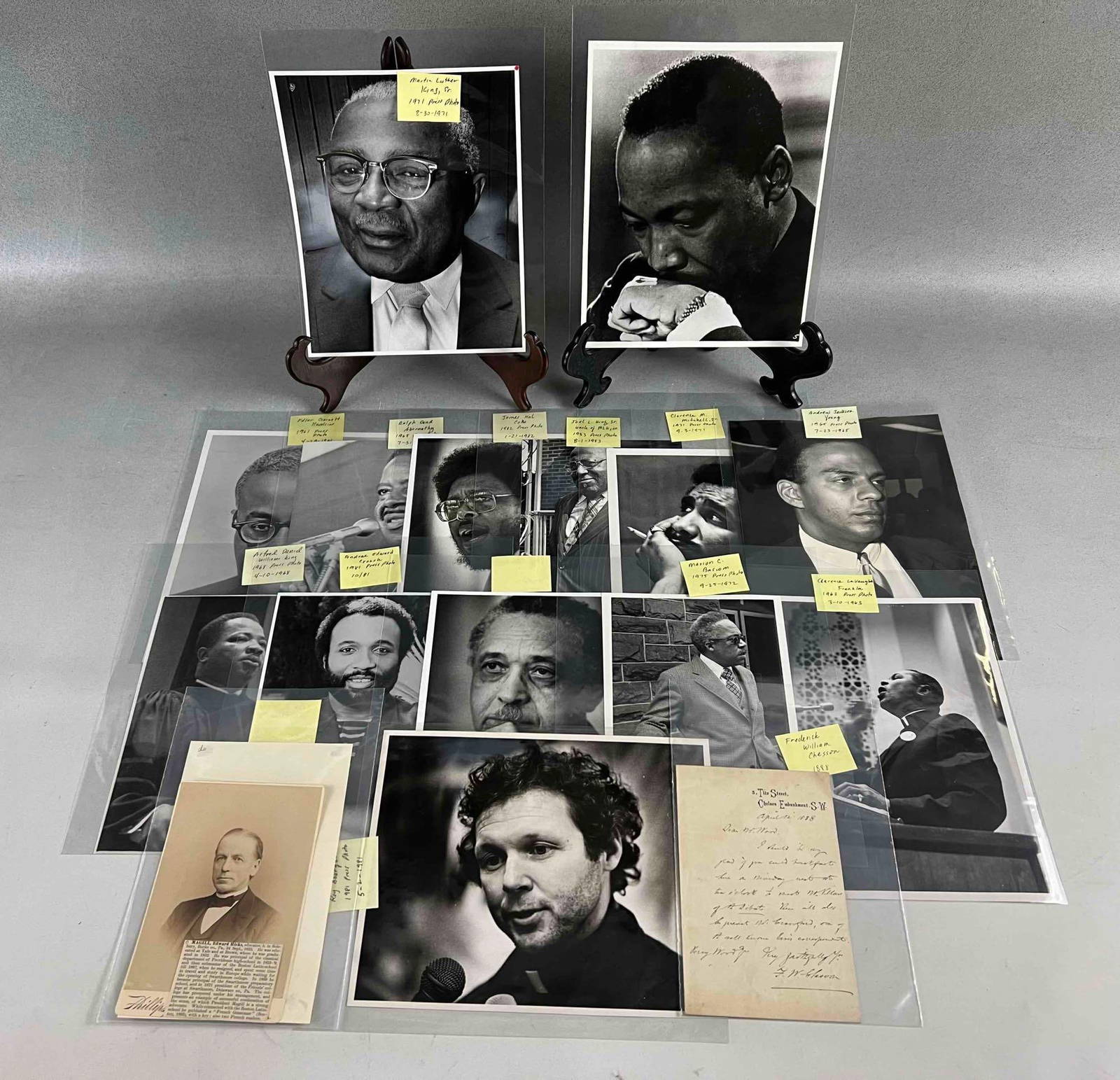 Press Photographs Of Civil Rights Movement Leaders Auction