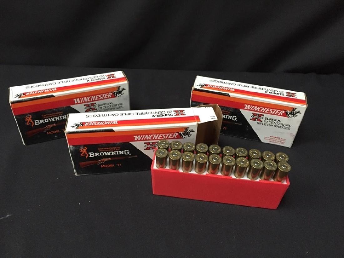 (3) WINCHESTER 348 Silvertip Rifle Cartridge Ammo