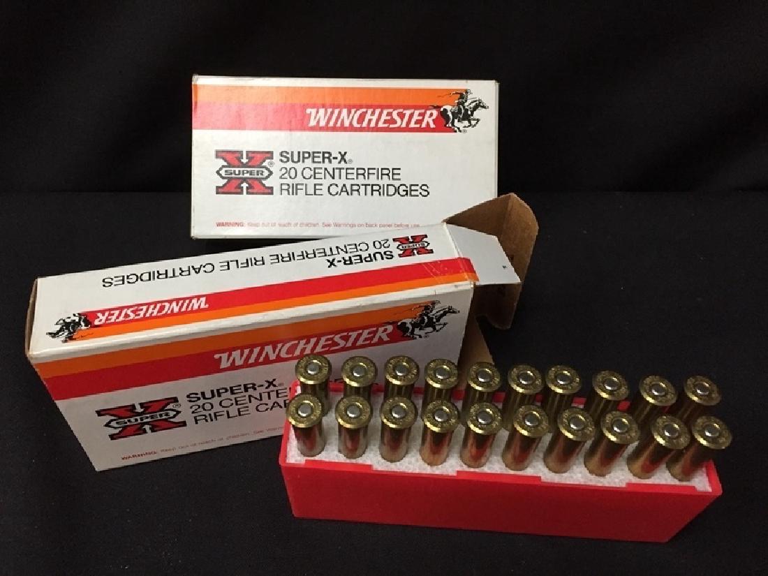 (2) WINCHESTER 30-40 KRAG ammo rifle cartridges