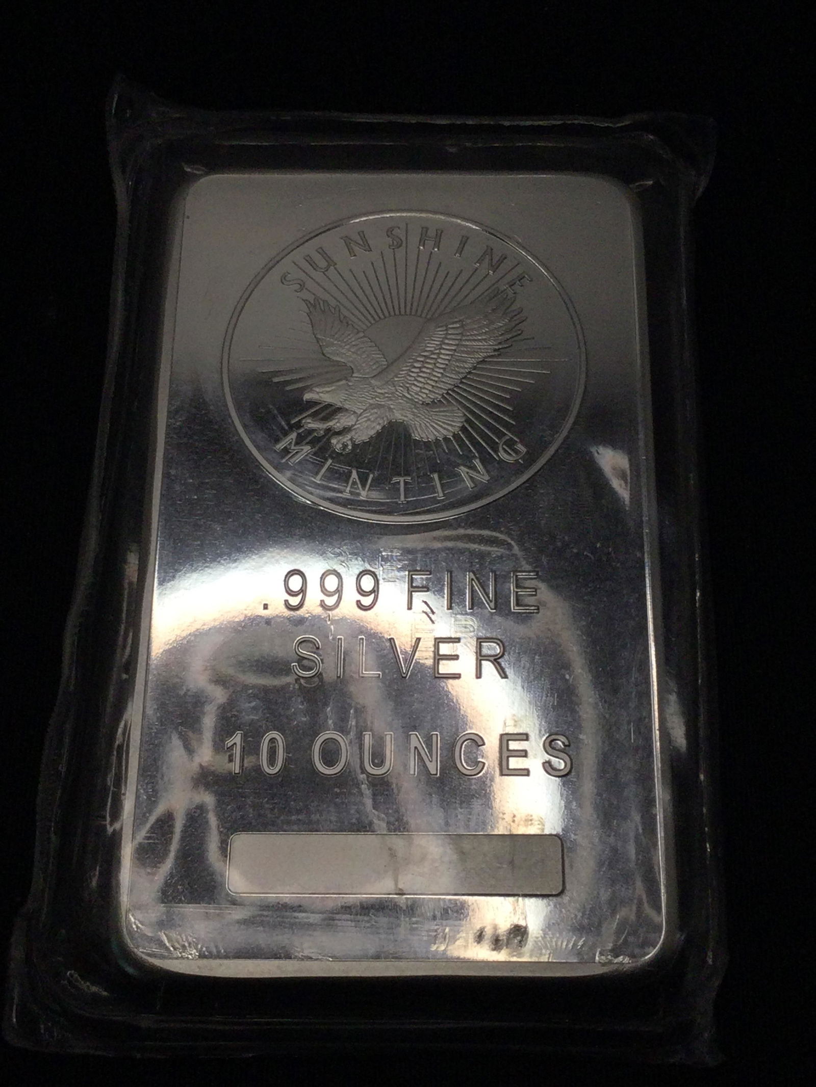 10 Troy Ounce Silver Bar Auction