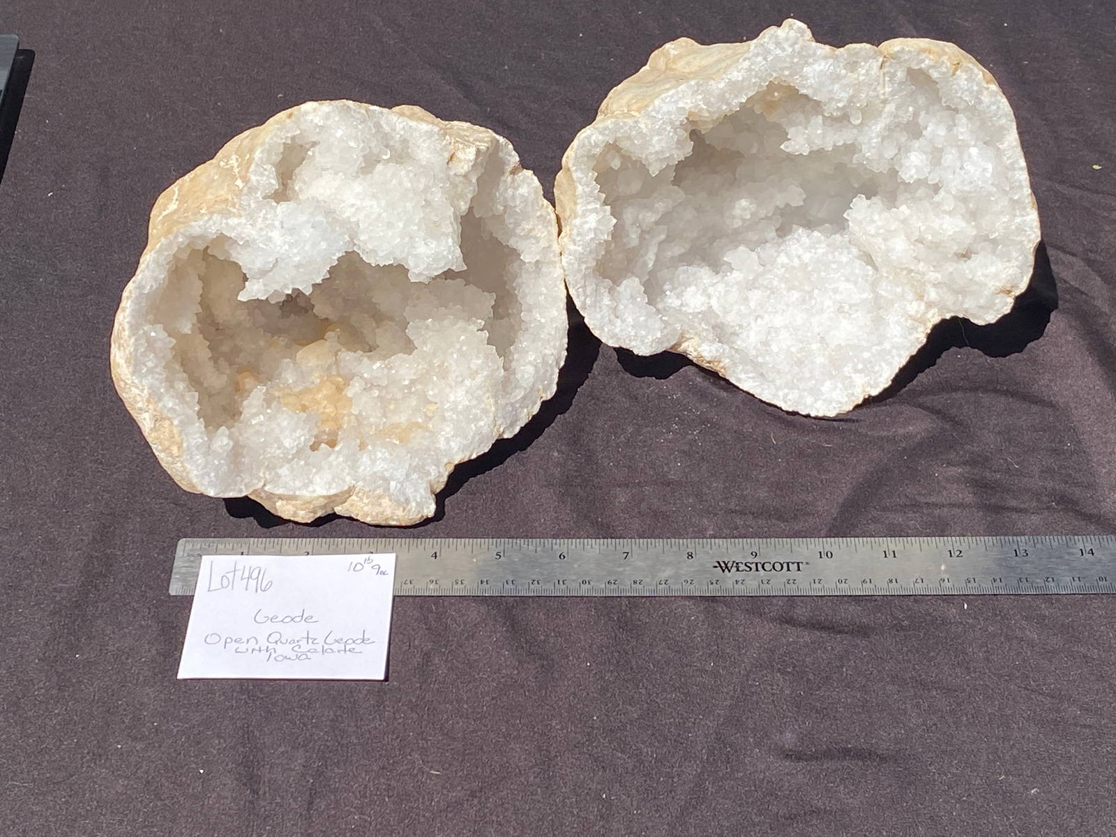 Geode, Rock, Crystal, Natural, Collectible, Specimen, Auction