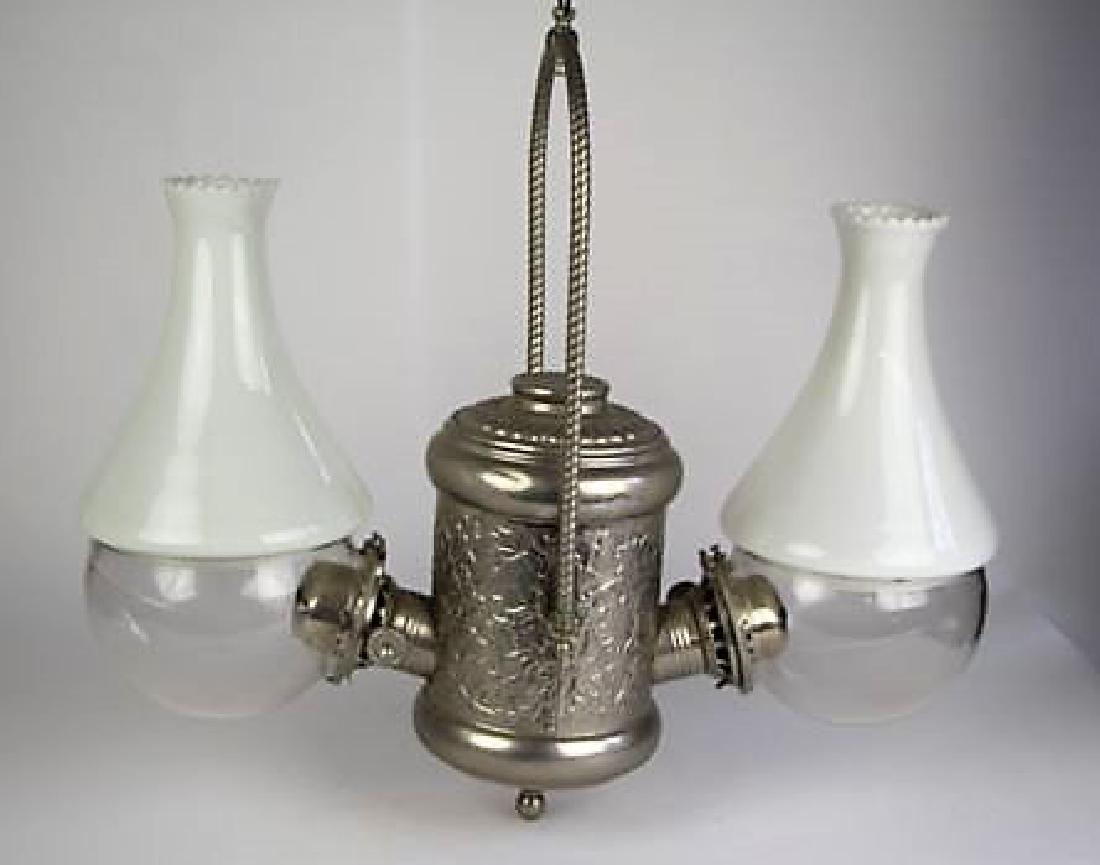 DOUBLE HANGING ANGLE OIL LAMP