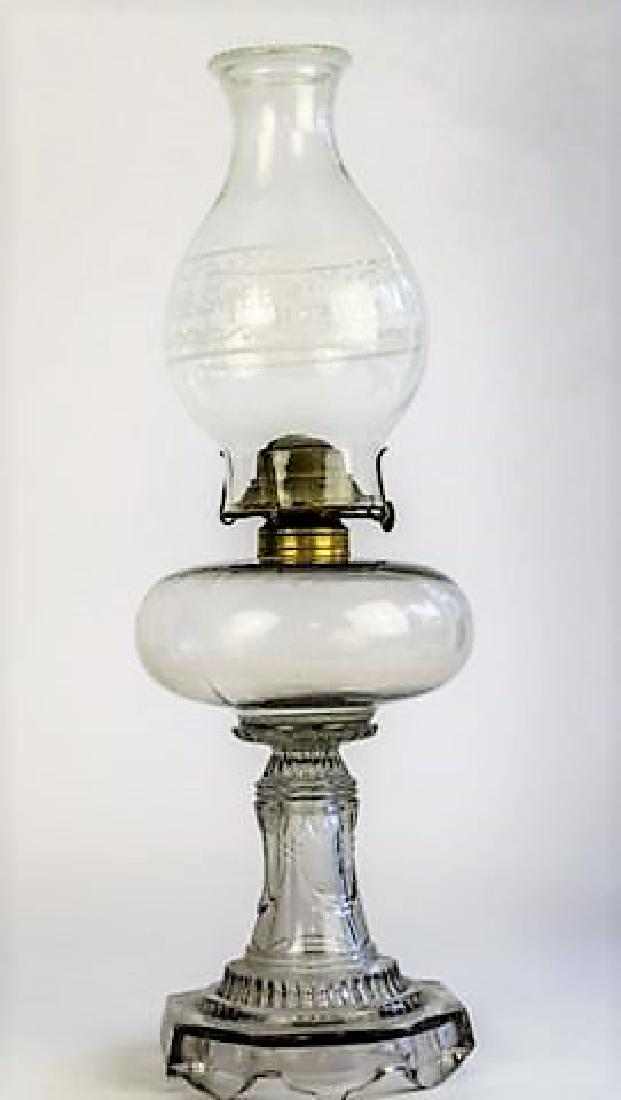 19TH CENTURY OIL LAMP