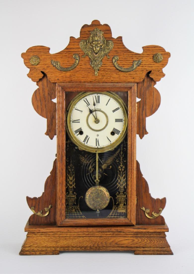 19TH C SETH THOMAS GINGERBREAD CLOCK