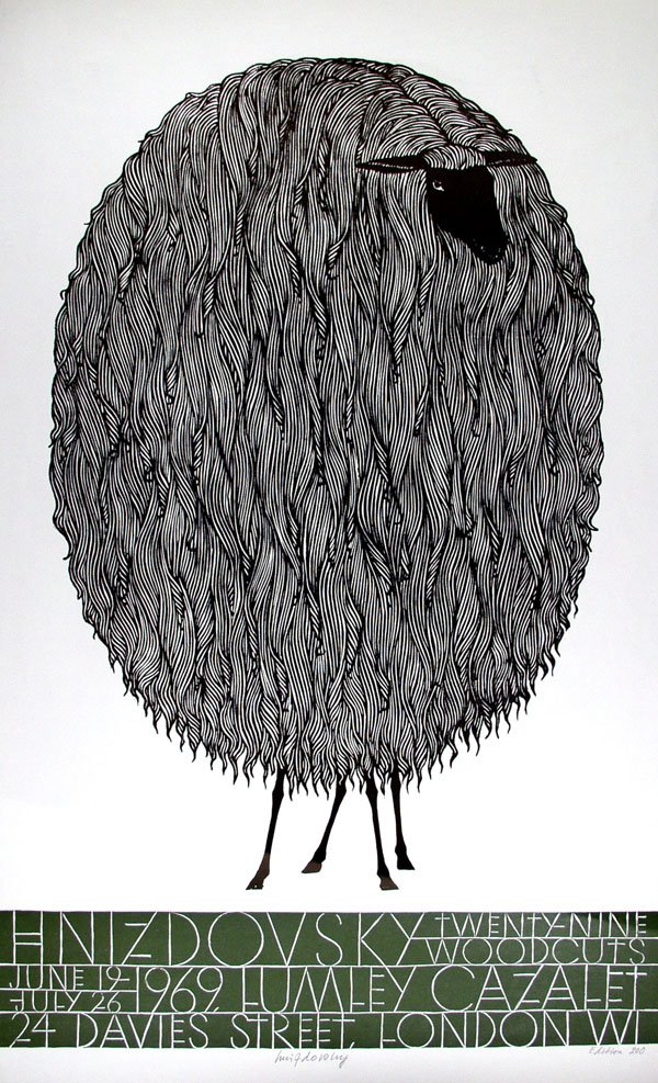 Jacques Hnizdovsky (ukrainian/american) Woodcut P