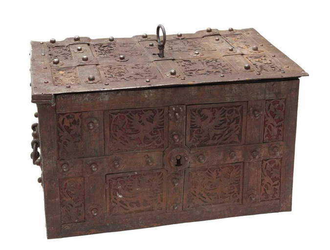 Metal Money Box/ Army Cash Register, Sweden