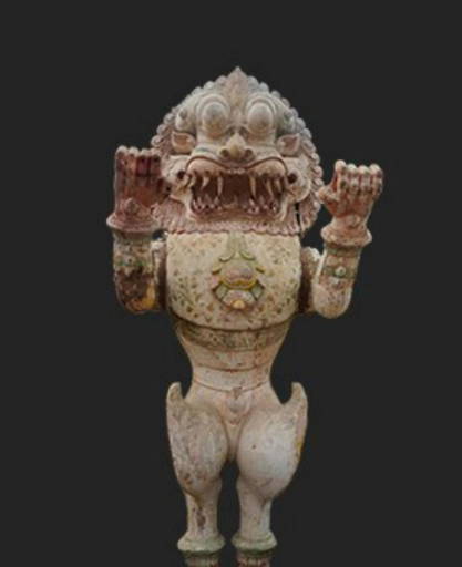 Antique Yali | The Mythical Lion Guardian Set Of 4