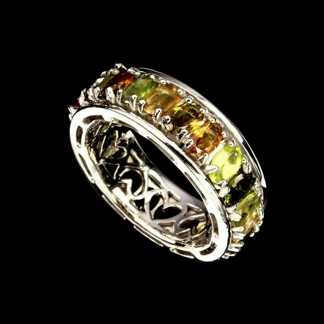 Buy Natural Top Fancy Colors Tourmaline Ring | Simrit Collections In ...