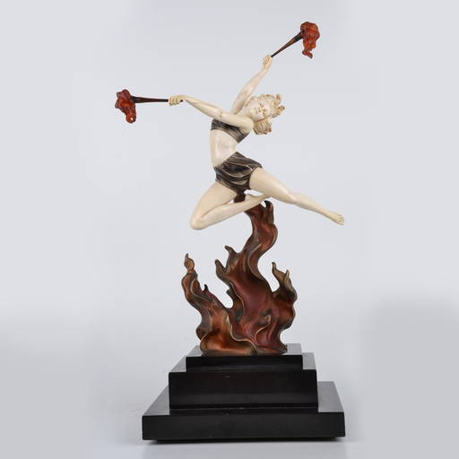 Johann Philipp Preiss (1882 1943) Flame Leaper