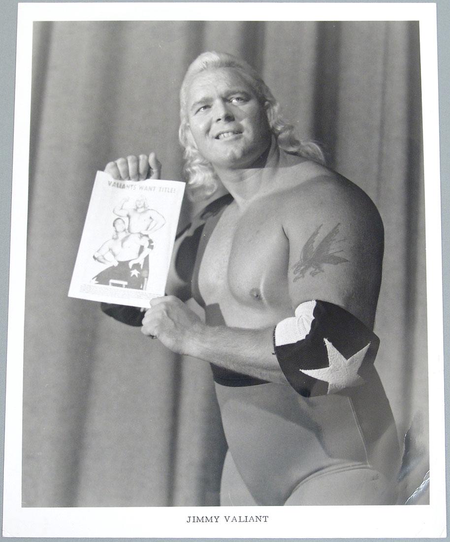Vintage 1970s Wrestling Promo Photo of Jimmy Valiant