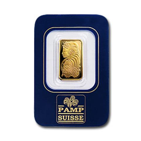 2.5 Gram Pamp Suisse Gold Ingots
