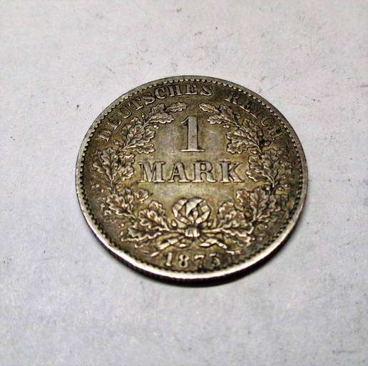 1875 German 1 Mark
