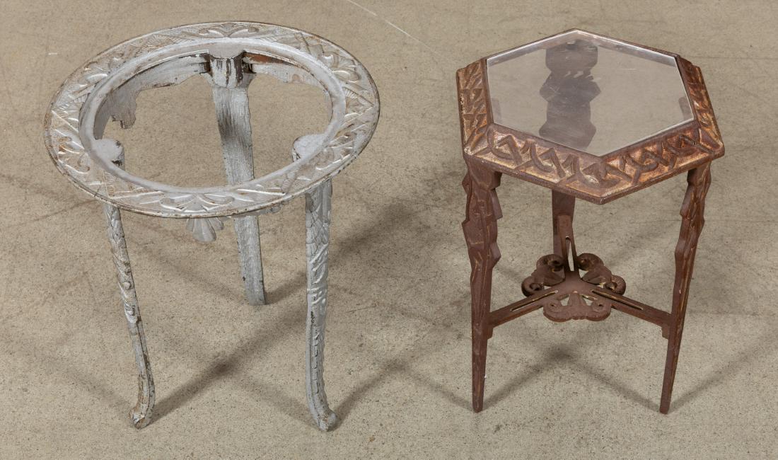 Howell Cast Iron Tables - Two