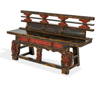 Oriental Ebony Bench
