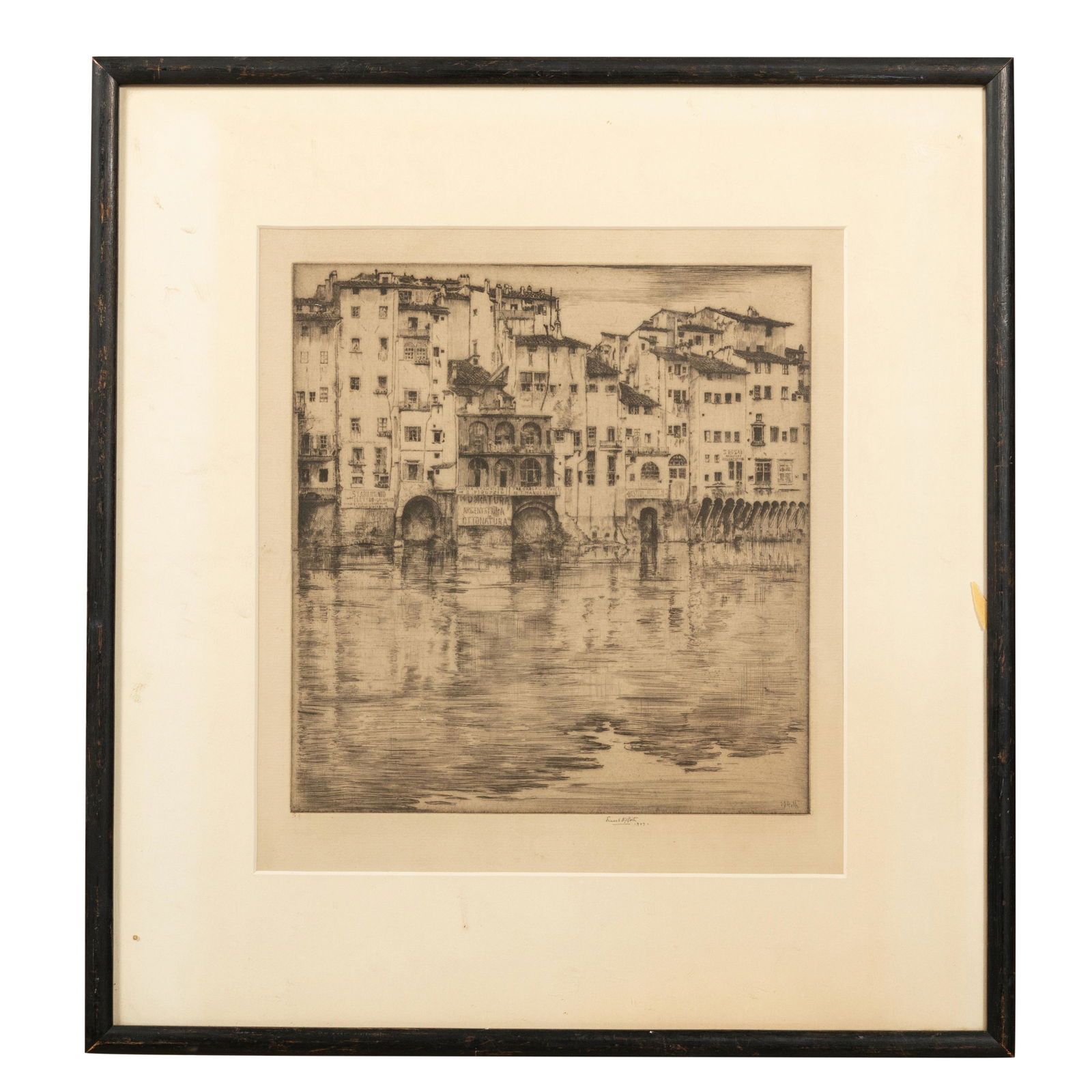 Ernest Roth Artist Proof Etching "venice"