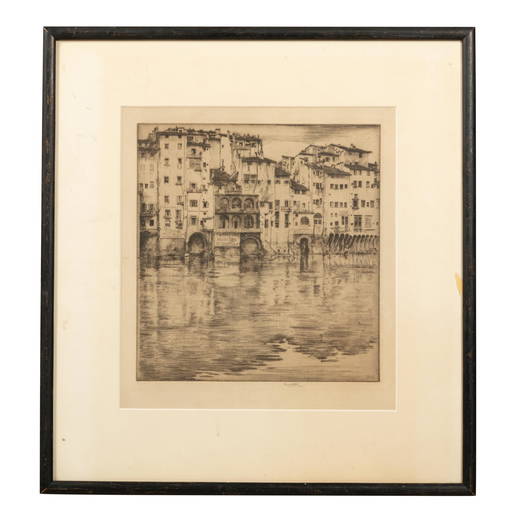 Ernest Roth Artist Proof Etching "venice"
