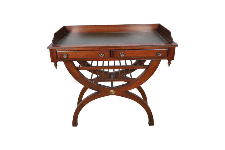 Jasper Cabinet Co. Leather Top Server