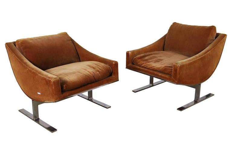 Kipp Stewart Directional Arc Lounge Chairs