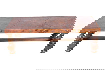 Antique Quaker Or Shaker Meeting House Bench