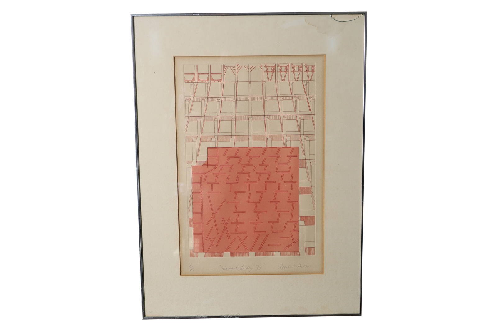 Rosalind Archer - "german Diary" Lithograph Auction