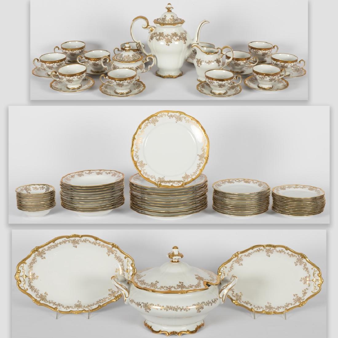 92 Piece Weimar Porcelain Dinner Service for 12