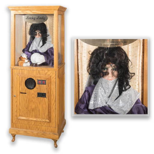 "lucky Lady" Coin Op Fortune Teller Machine