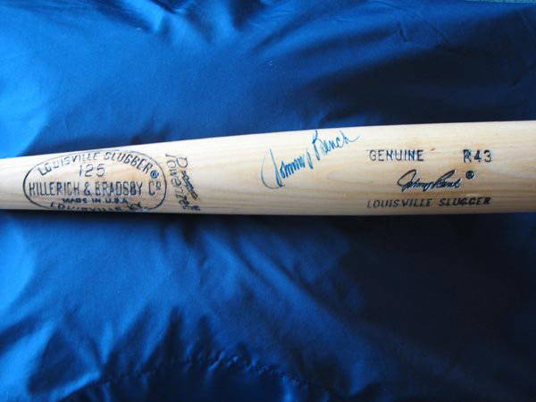 Johnny Bench Autographed Baseball Bat, Psa Authent