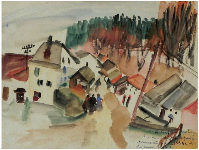 Glika Milbauer (Polish - Belgian/French - Israeli, ca. 1900-1980 ...