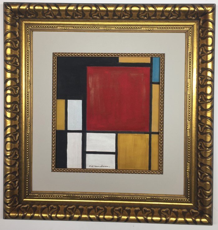 Piet Mondrian Gouache on Paper