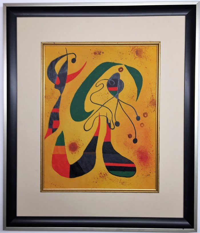 Joan Miro Watercolor on paper