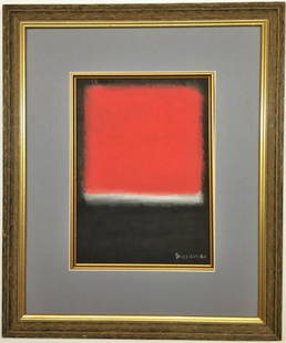 Mark Rothko Mixed Media On Paper