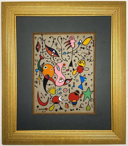 Joan Miro Watercolor (#0124) on May 31, 2022 | Art Antique Auction ...