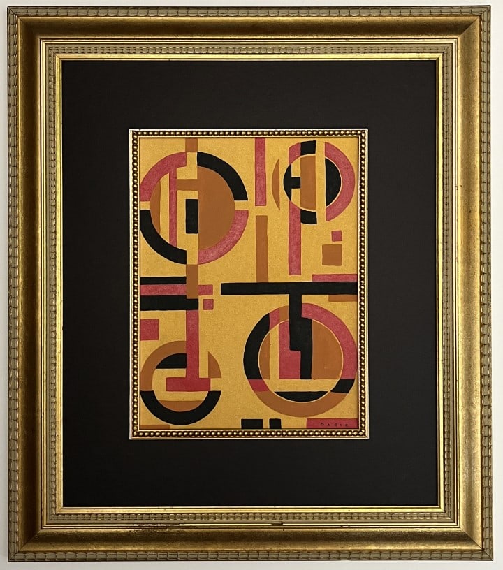 Sandu Darie Mixed Media/gouache On Paper Auction