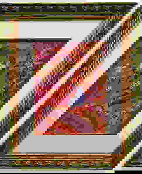 Marc Chagall Gouache On Paper Auction