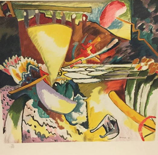 Wassily Kandinsky Lithograph / Certif Museum