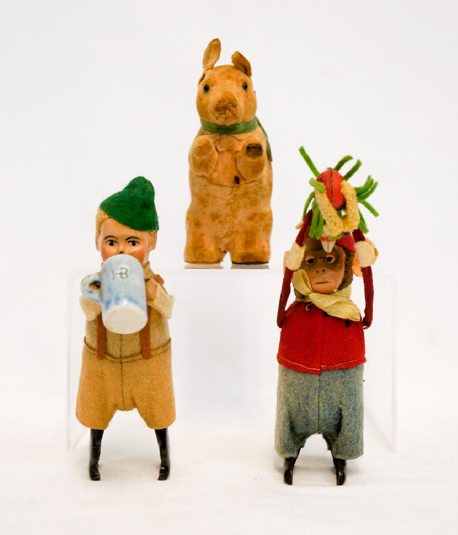 Three Old German Wind Up Toys, Two Schuco