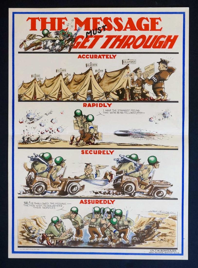 Ww2 Propaganda Poster By Disney Artist