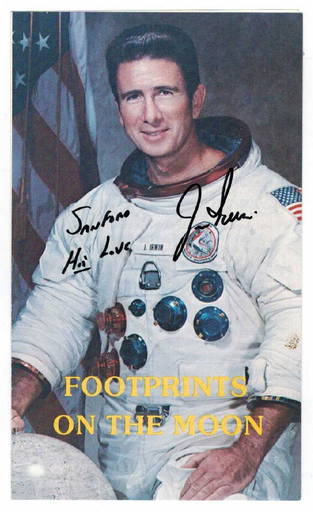 Astronaut James Irwin Autograph