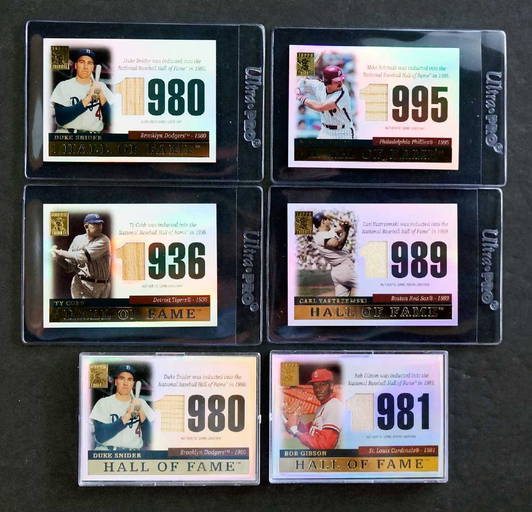 Topps Tribute Game Used Relics Baseball Cards