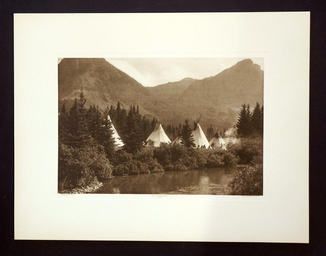 Roland Reed Photogravure Up The Cutbank