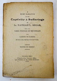 Captivity & Suffering's By Lt. Nathan'l. Segar