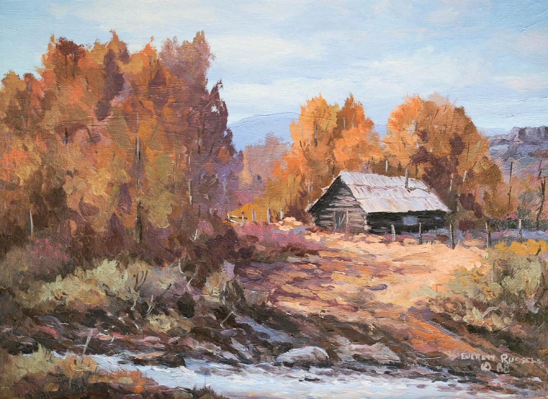 Everett Russell (1934-2017) Oil on Board