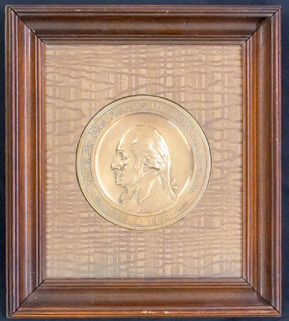 George Washington Commemorative Gorham Plaque