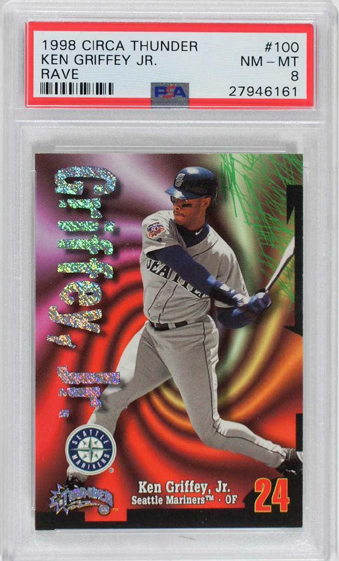 1998 Circa Thunder Rave Ken Griffey, Jr. #001/150