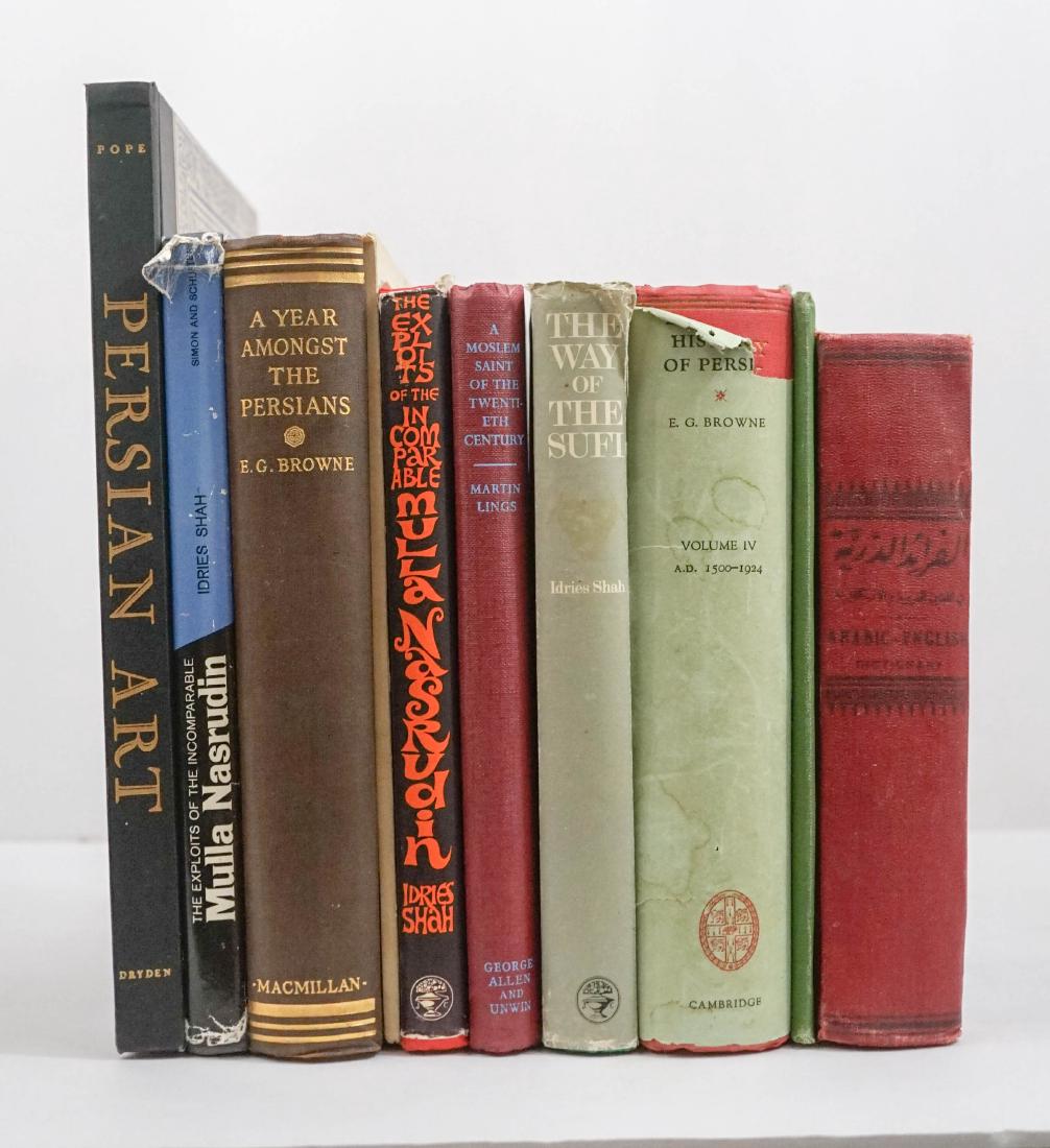Group Of Nine Persian And Asian History Books
