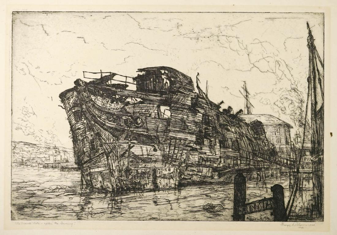 George A. Picken (1898 1971) Signed Etching