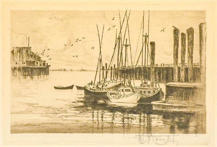 Joseph (joe) Knowles (1869 1942) Etching