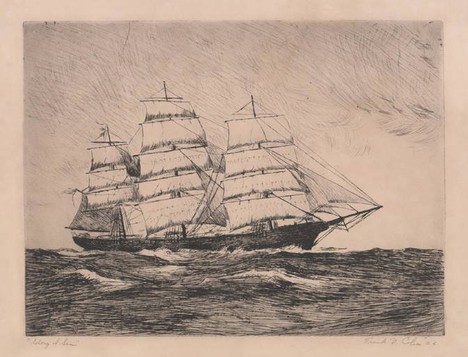 Frank V. Colson (massachusetts 1894 1971) Etching